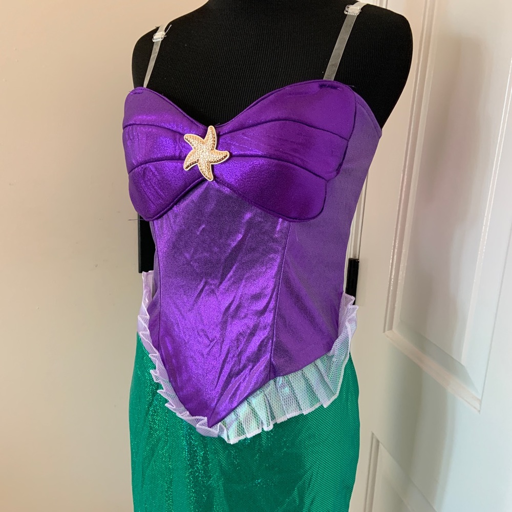 Adult Little Mermaid Ariel Costume Gem